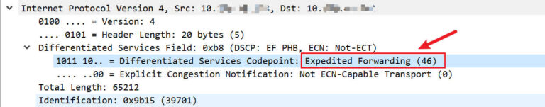 How to change the DSCP value in IP header – Haifeng's Blog